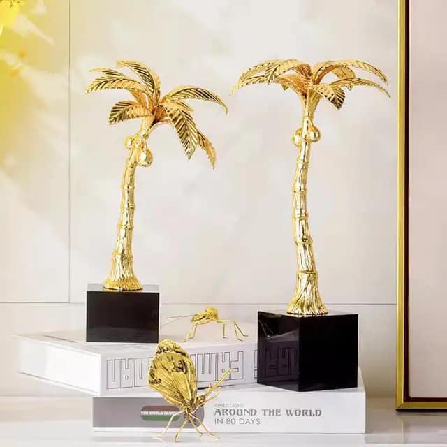 Modern Metal Coconut Tree Ornament - Genuine Household dealers